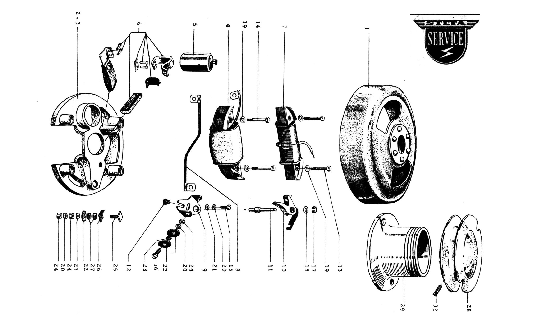 Annat svänghjul till Husqvarna Novolette - Classic Motor