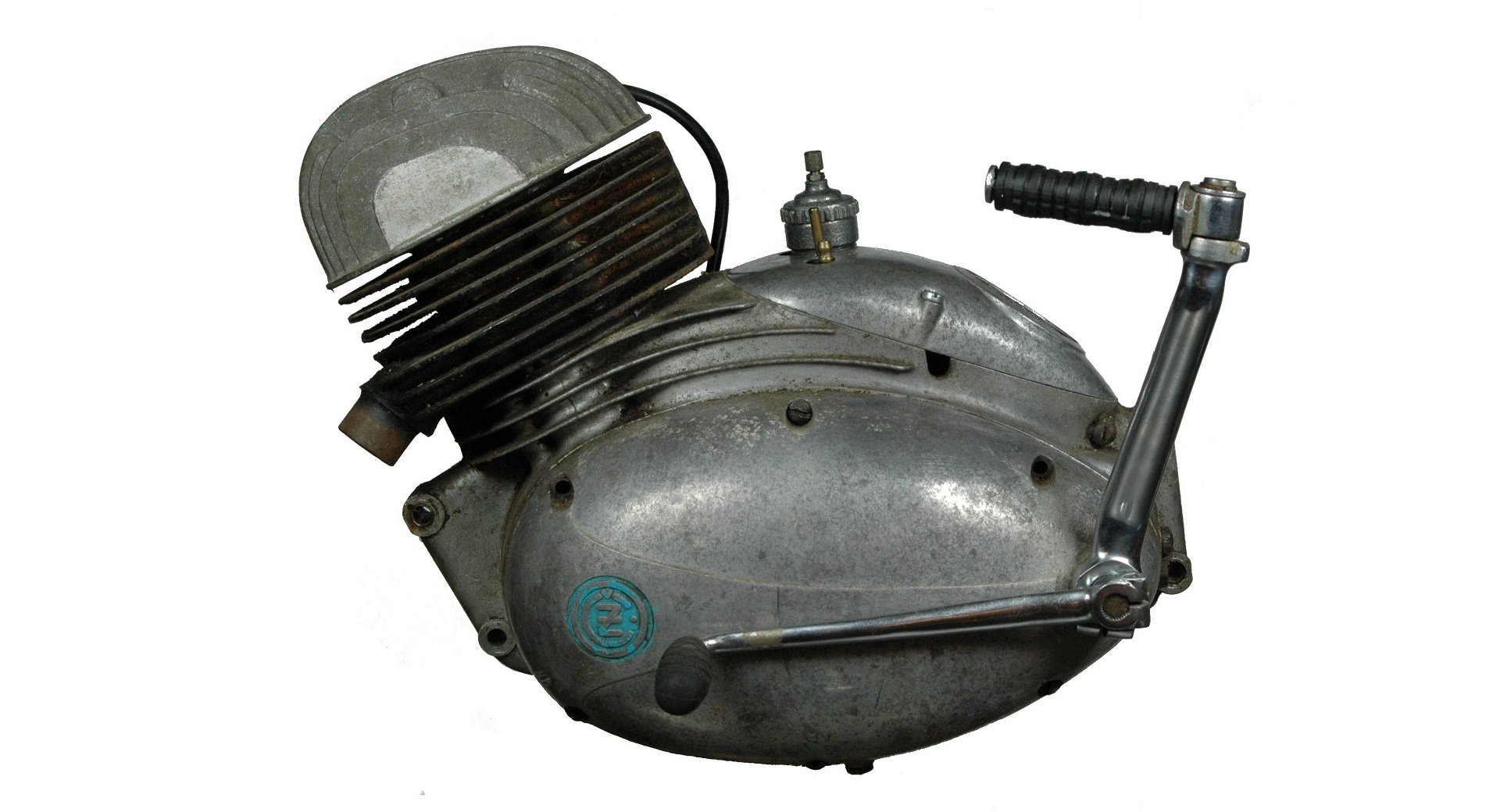 CZ-motor som läcker olja vid kopplingsarmen - Classic Motor