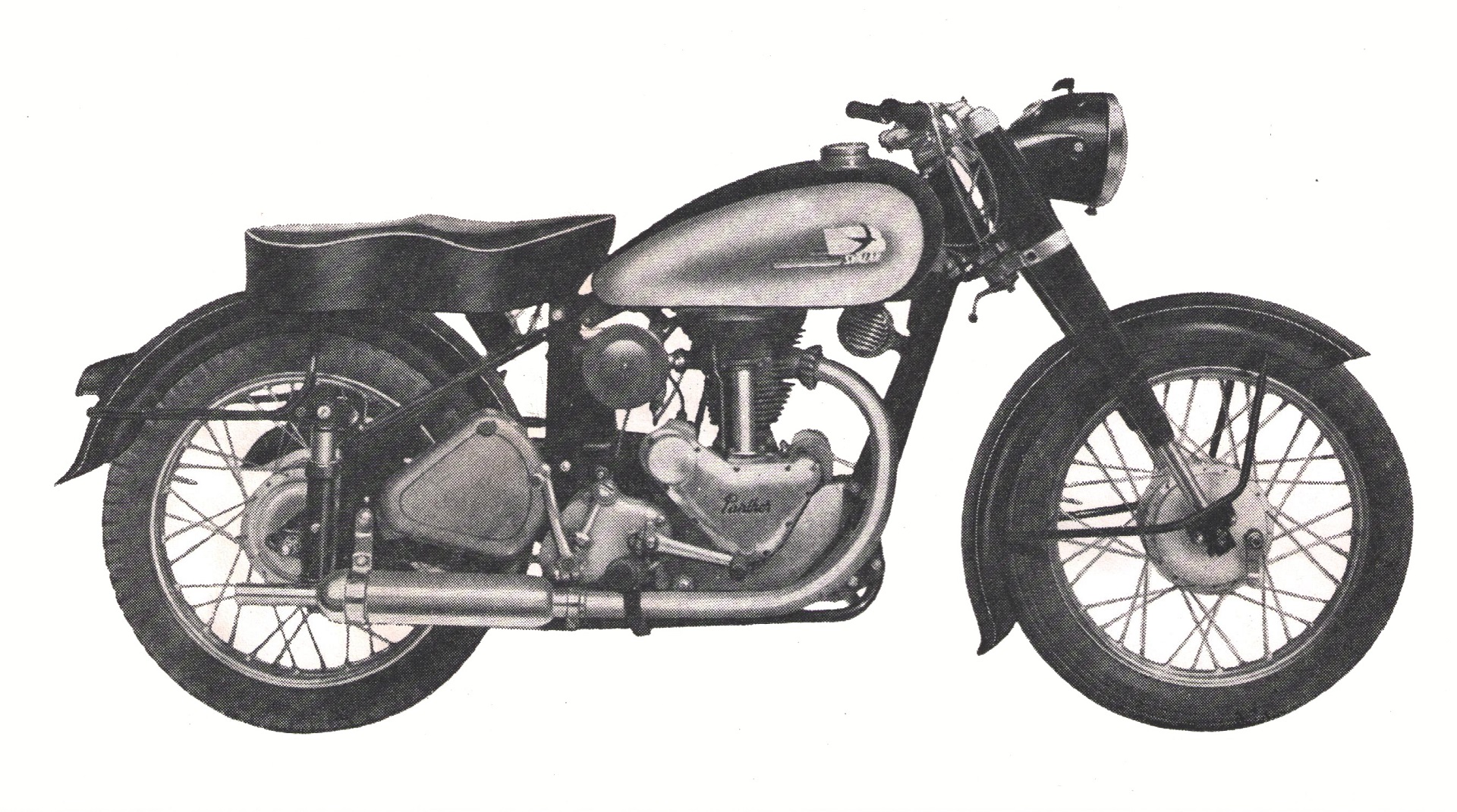 Hur roterar motorn i en Panther 350 cc - Classic Motor