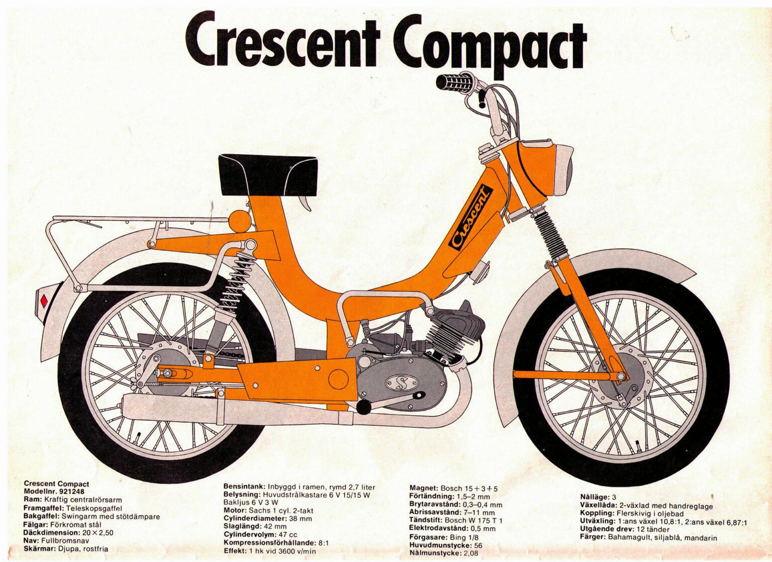 Månadens moped: Crescent Compact - Classic Motor