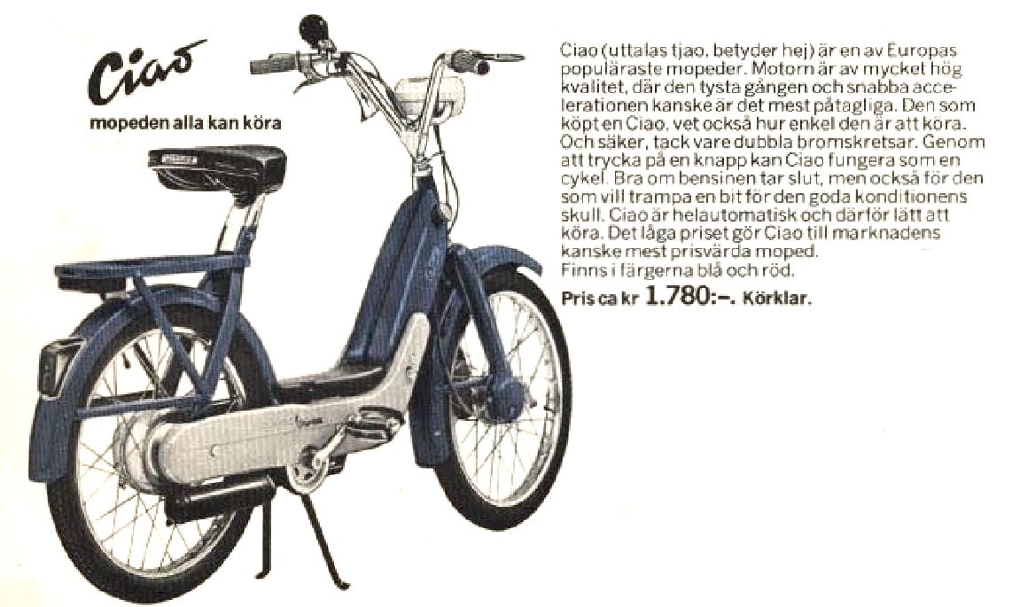 Olja till Piaggio Ciao - Classic Motor