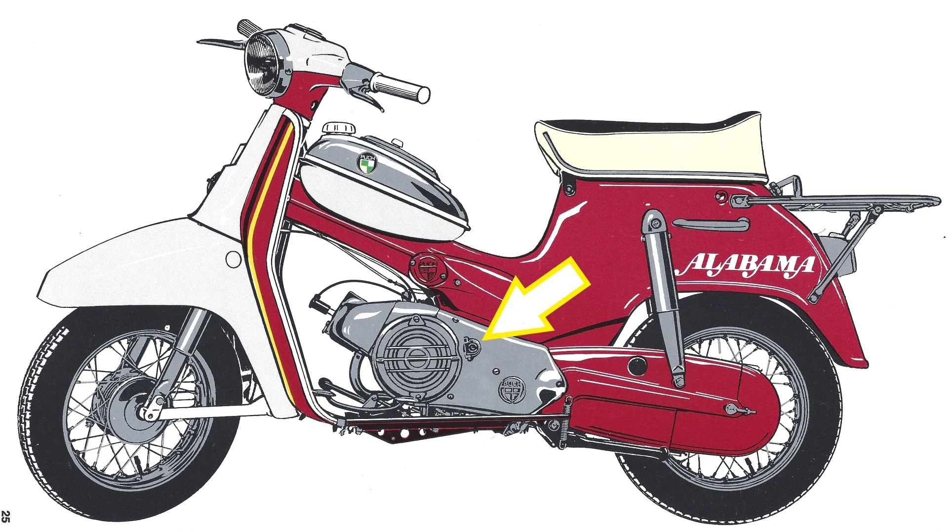 Bygga om Puch moped från trampor till kick - Classic Motor