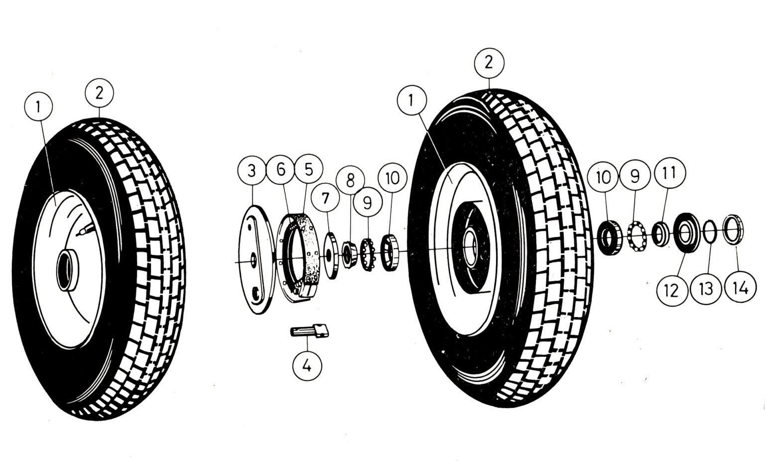 Demontera framhjulslager på flakmoped - Classic Motor