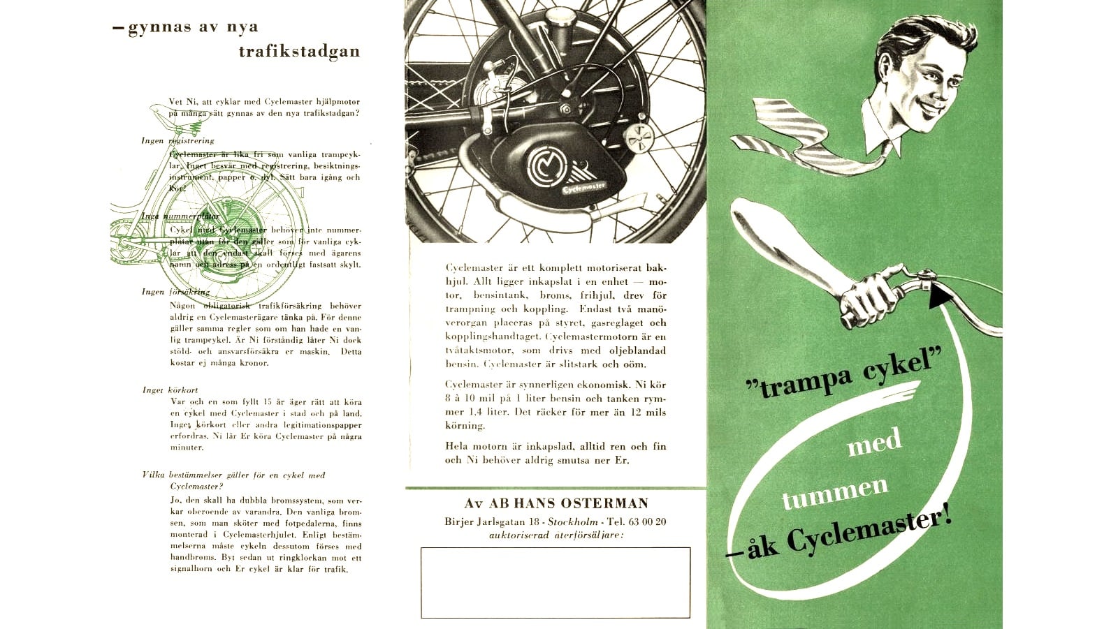 Cyclemaster som inte frikopplar - Classic Motor