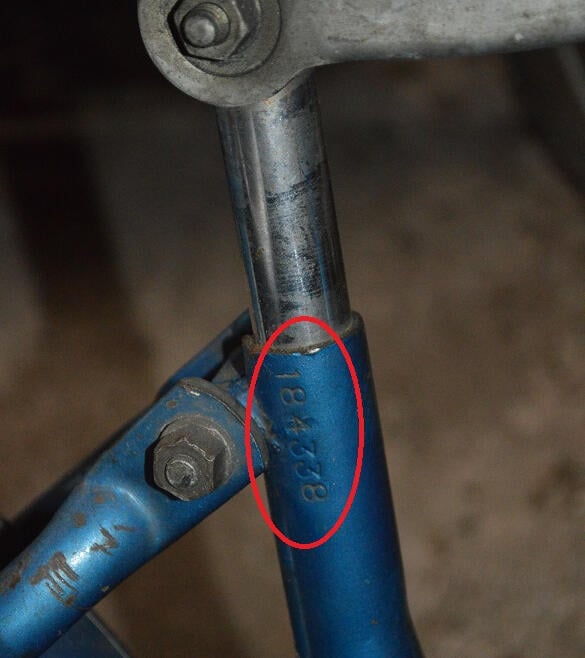 Var sitter ramnumret på Monark Monarped 1955 och 1961? - Classic Motor