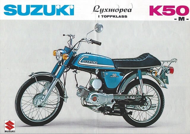 Nostalgi: Nya Suzuki K50 M 1975 - Classic Motor