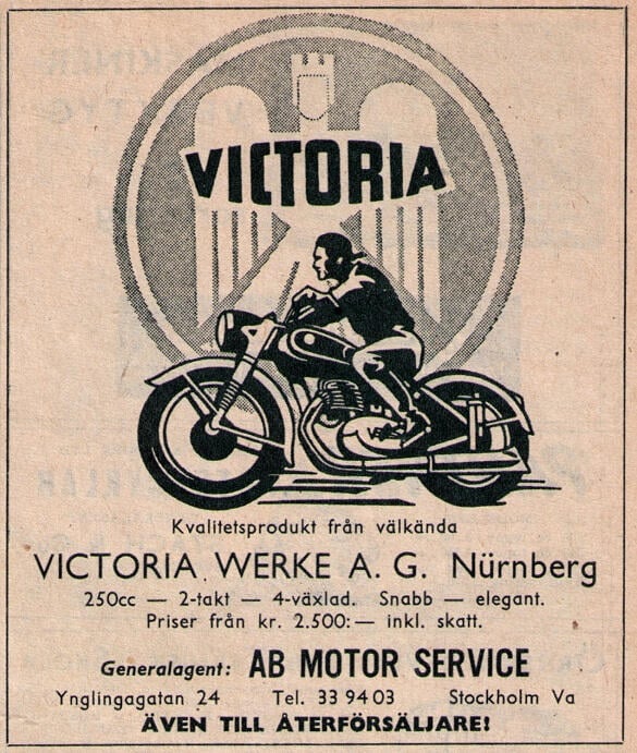 Avgassystem till Victoria 250cc KR25 - Classic Motor