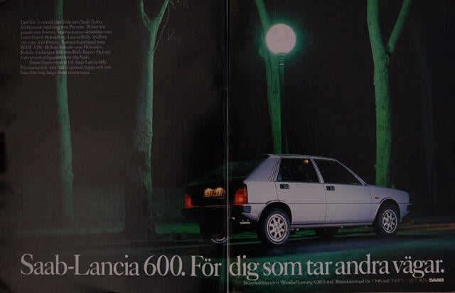 Nostalgi: Saab-Lancia 600 - Classic Motor