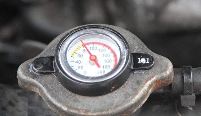 Kylarlock med termometer - Classic Motor