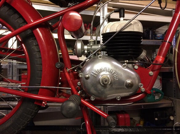 Lös koppling på Husqvarna 120 cc - Classic Motor