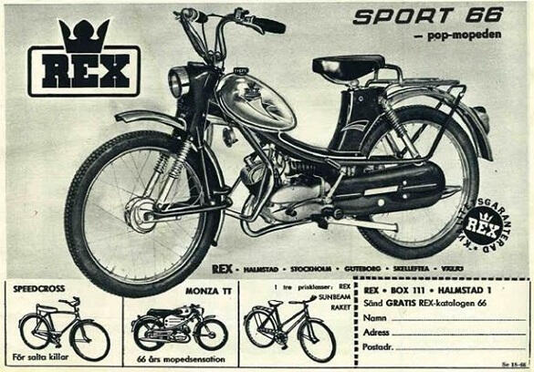 Rexmoped som blivit slö - Classic Motor