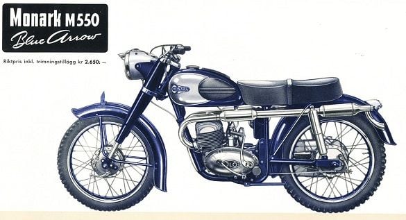 Monark Blue Arrow som saknar ramnummer - Classic Motor