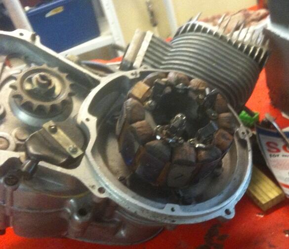 Elstartsproblem på ryska Tula 200 - Classic Motor