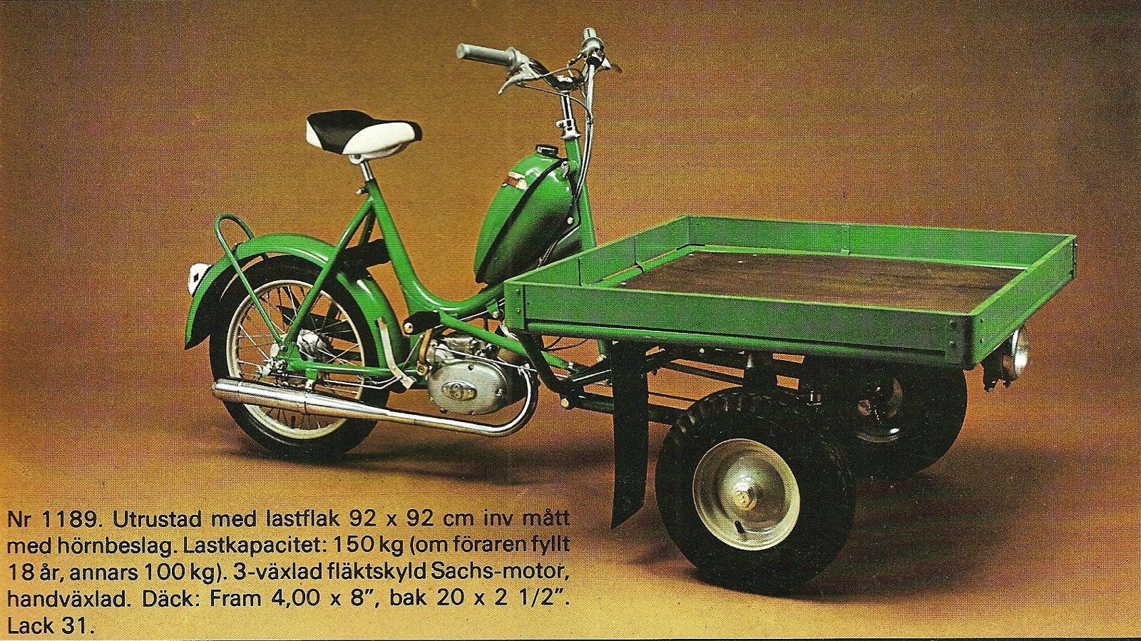 Vilken årsmodell på flakmoped 1189? - Classic Motor