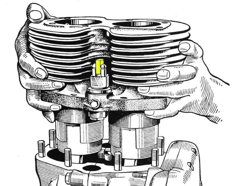 Demontera lyftarblock på Triumph 650 - Classic Motor