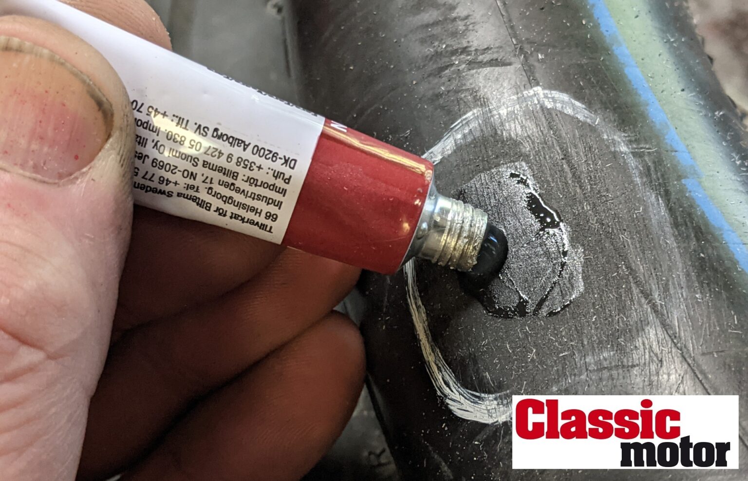 Så lagar du punktering på mopeden - Classic Motor