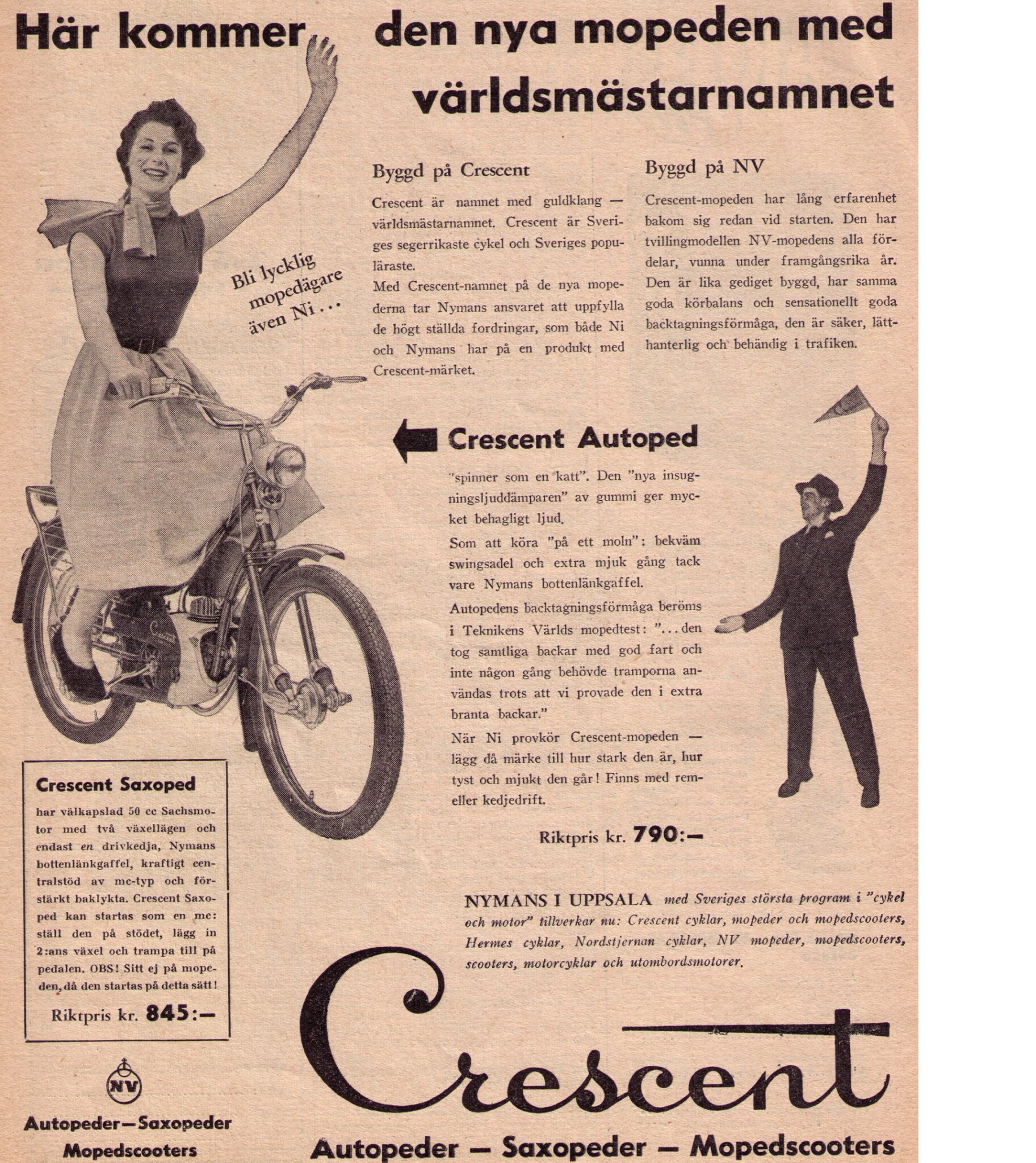 Årsmodell på NV Autoped med remdrift - Classic Motor