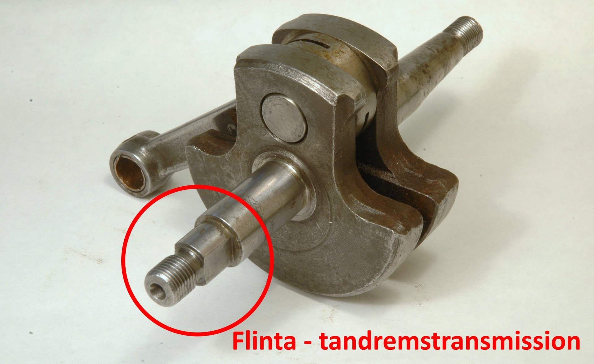 Samma vevaxel i Husqvarna Flinta och Äggmotorn? - Classic Motor